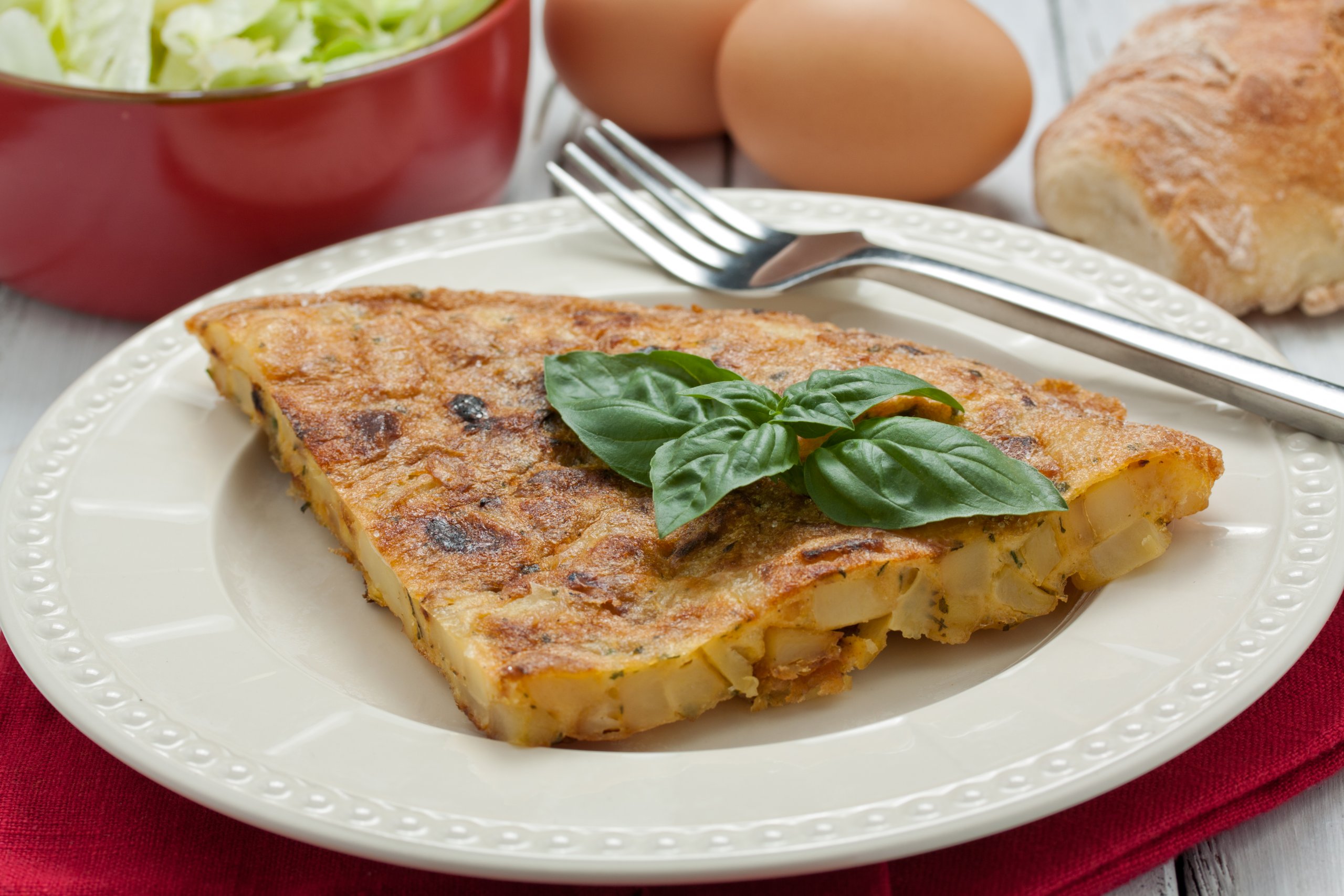 Basil-Potato Frittata - Food Gardening Network