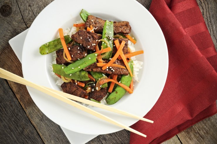 Beef with Snow Peas - Food Gardening Network