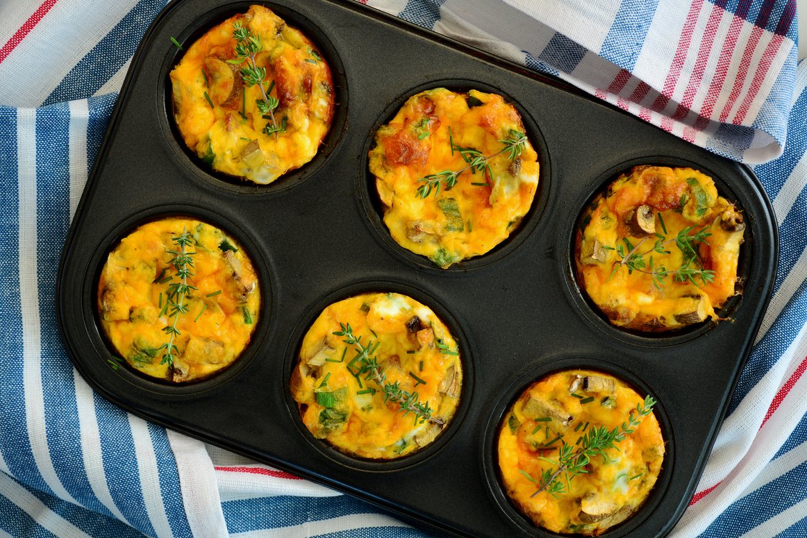 Sausage & Scallion Eggs to Go - Food Gardening Network