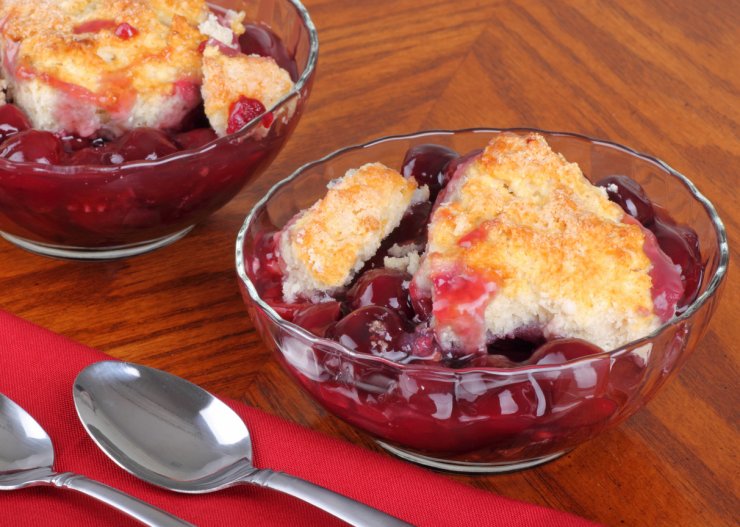 Fresh Cherry Cobbler - Food Gardening Network