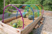 How to Build a DIY Hoop House for Raised Beds - Food Gardening Network