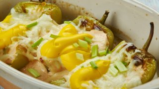 Chile Rellenos Stuffed with Chicken - Food Gardening Network