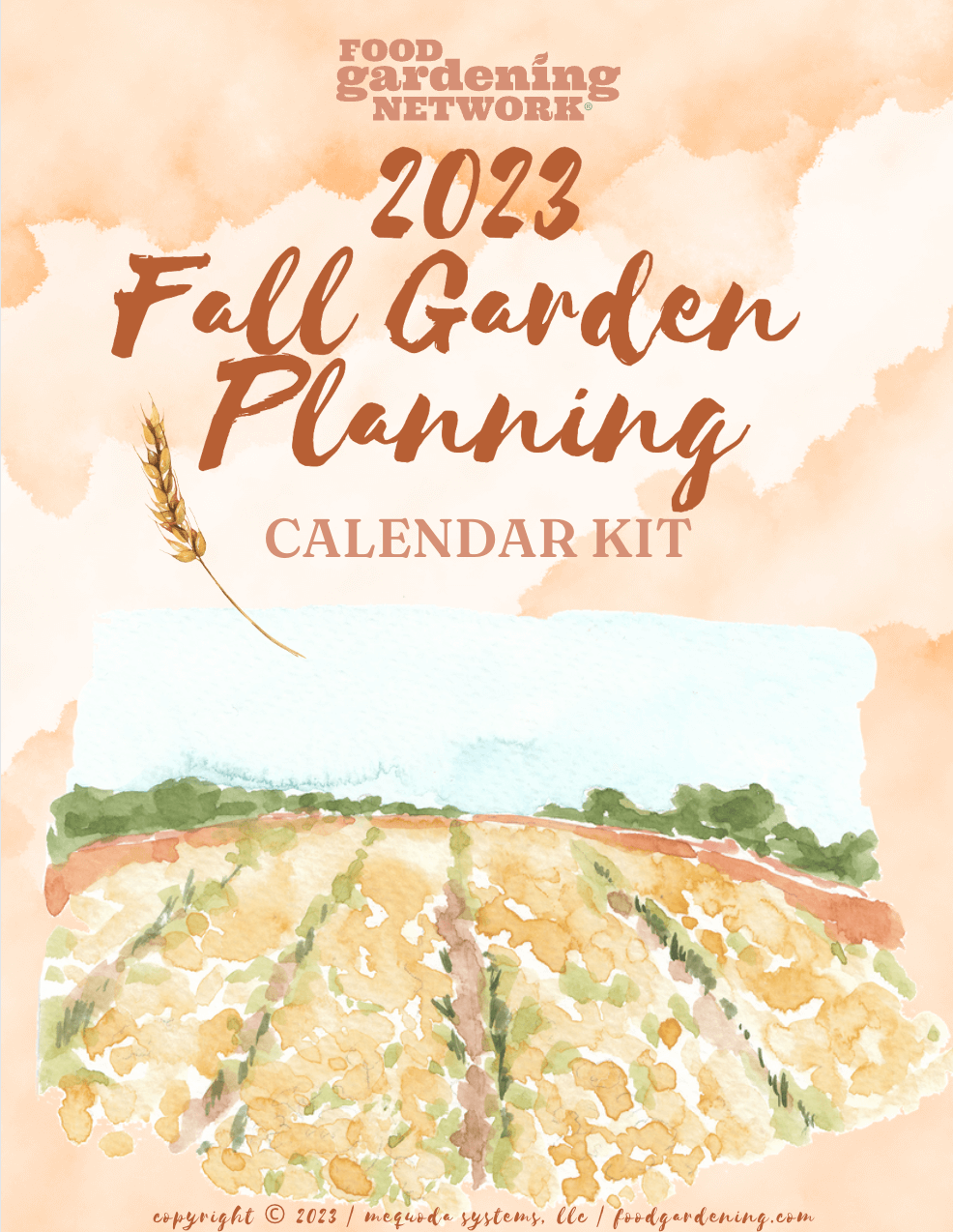 Autumn Gardening Calendar Kit - Food Gardening Network