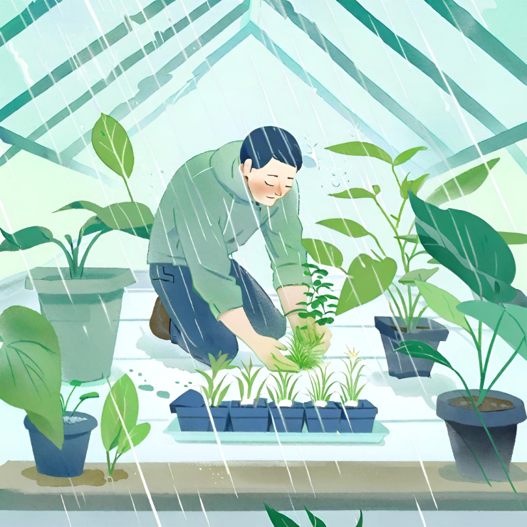 There's something soothing about firming seeds - Food Gardening Network