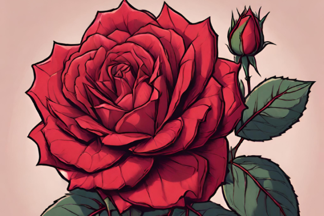 Double Red Simplicity Rose - Food Gardening Network