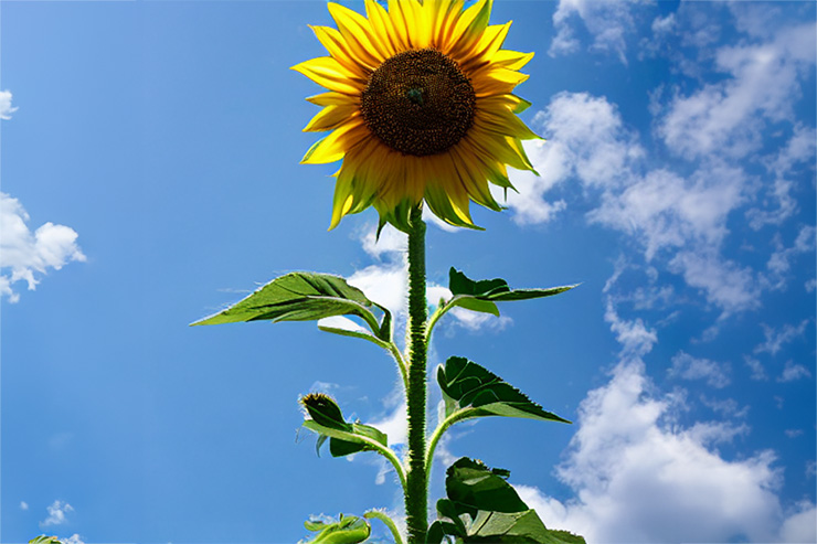 Skyscraper Sunflower - Food Gardening Network