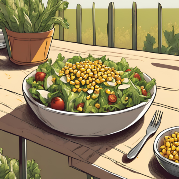 New England Native Corn Salad - Food Gardening Network