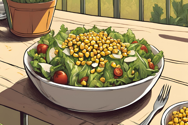 New England Native Corn Salad - Food Gardening Network