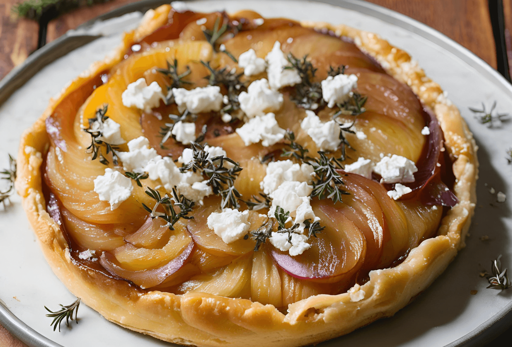 Apple and Onion Tarte Tatin: A Savory Twist on a French Classic - Food ...