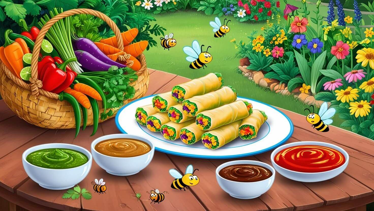 Vegetable Spring Rolls - Food Gardening Network