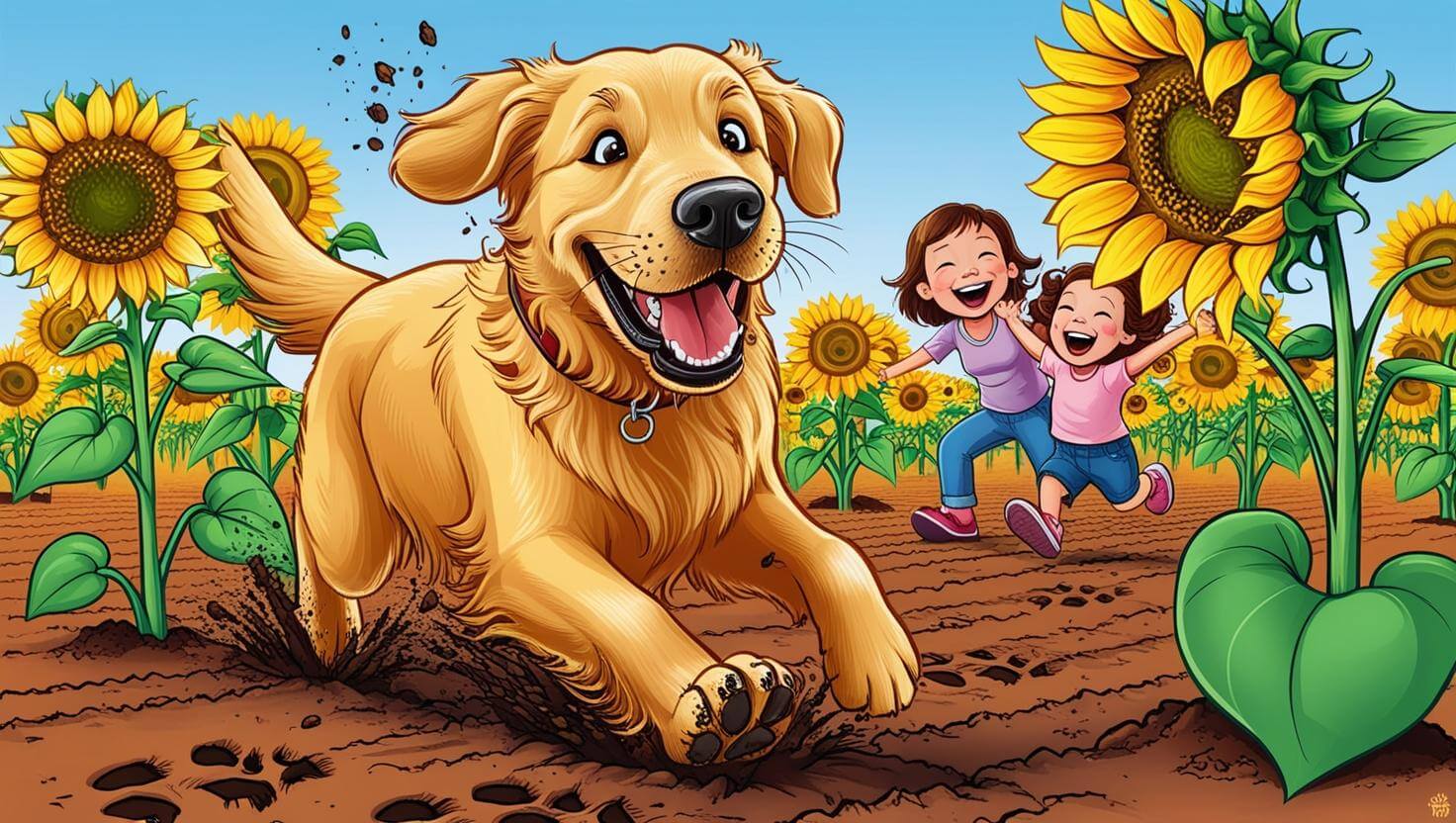 Max, Mia, and the Mischief of Sunflowers - Food Gardening Network