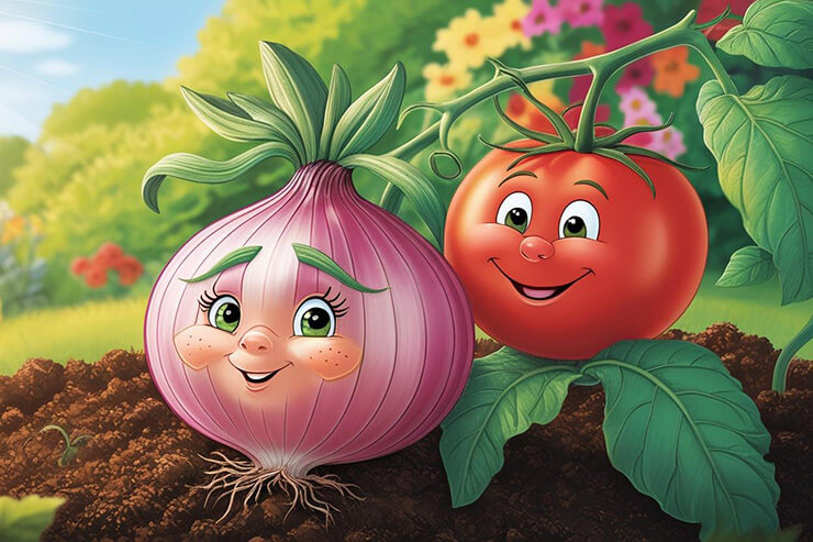 Why Am I an Onion, Why Not a Tomato? - Food Gardening Network